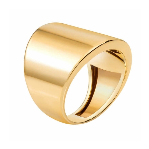 Jewelry | 14 K Pure Gold Cigar Band Ring | Poshmark